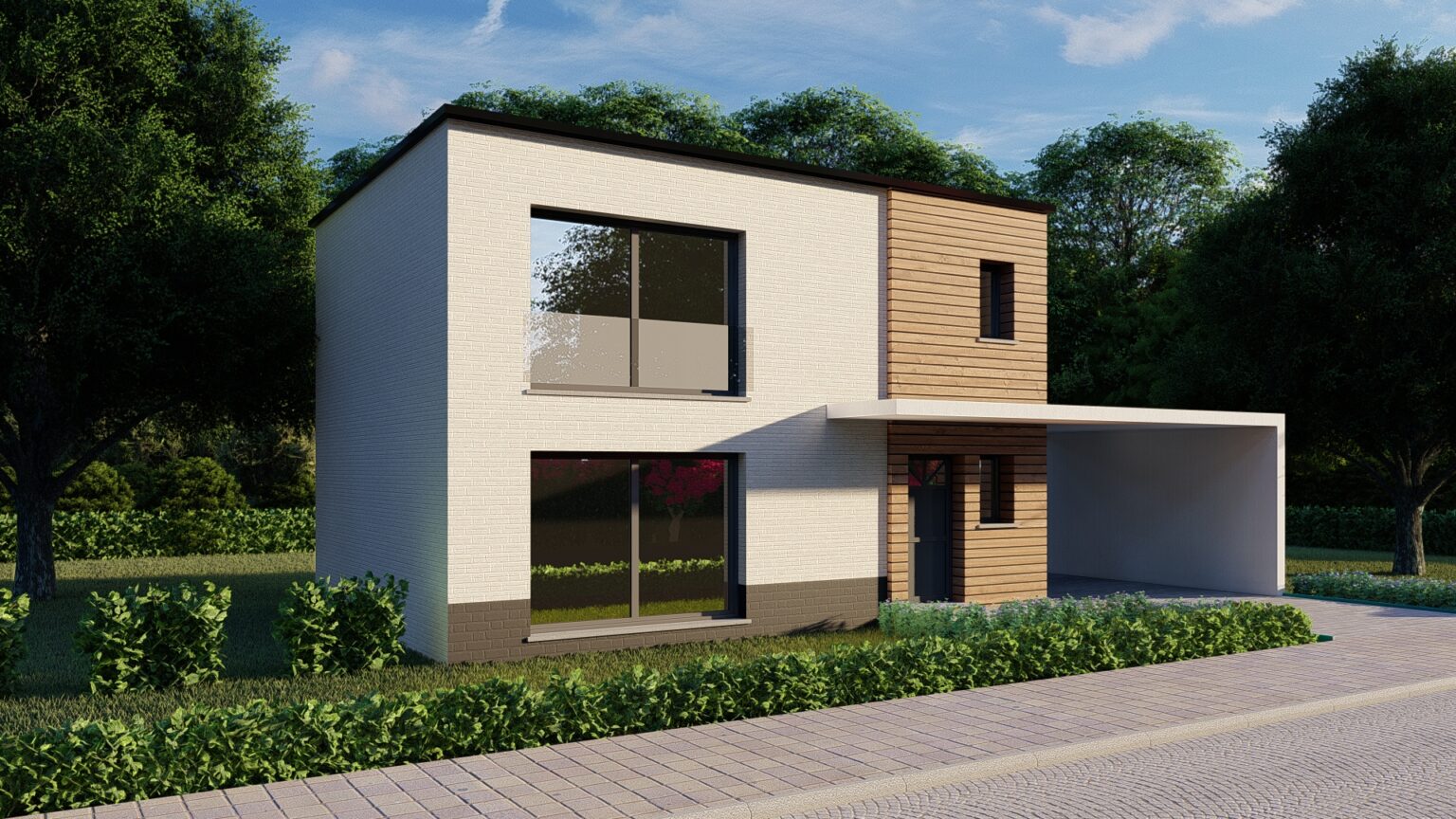 Modulart, bouw, modulaire huizen, kantoren, flats, België